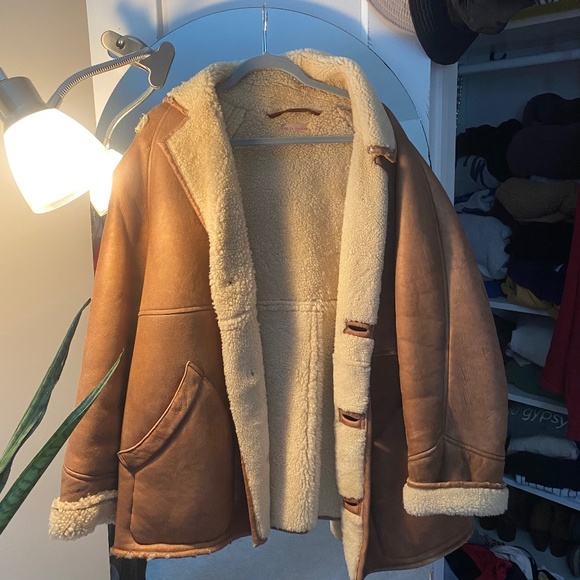 Richard Draper | Jackets & Coats | Vintage 6s Shearling Coat By Richard ...